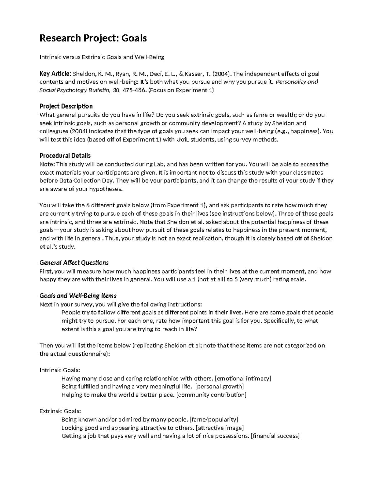 1-Project Information Goals online(1) - Research Project: Goals ...