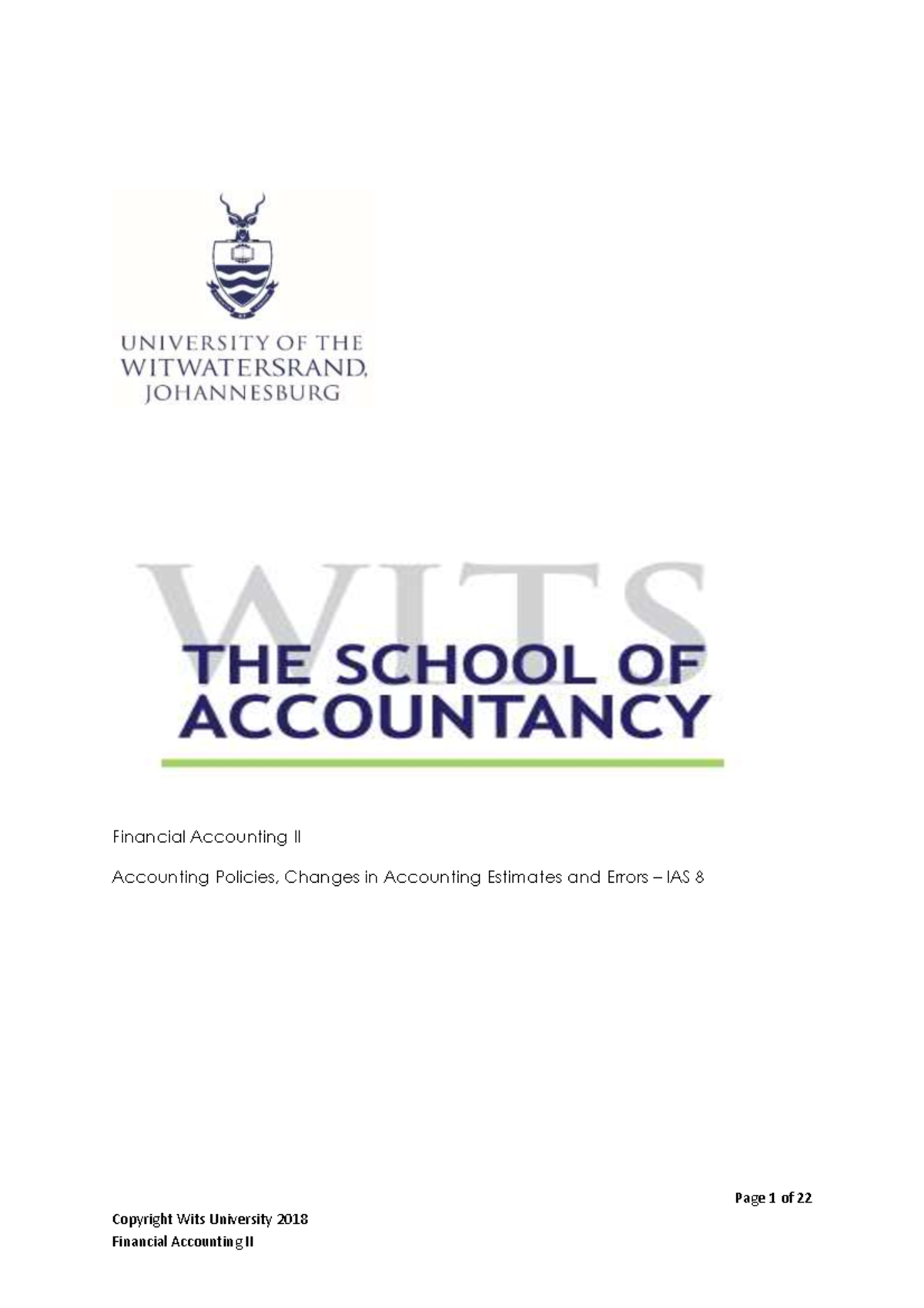 IAS 8 Accounting Policies, Changes in accounting estimates and errors ...