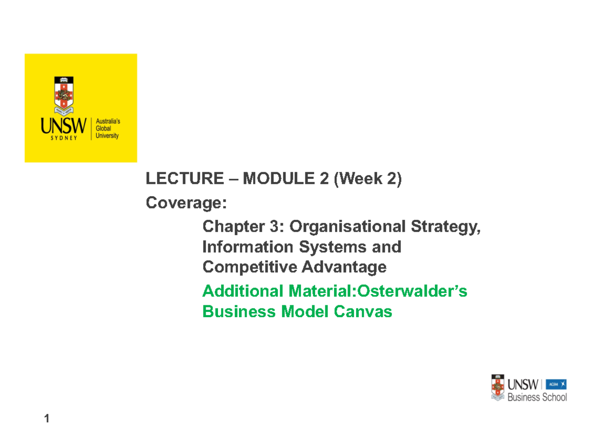 2021 Module 2 Up T3 - Lecture notes 2 - 1602 - UNSW Sydney - StuDocu