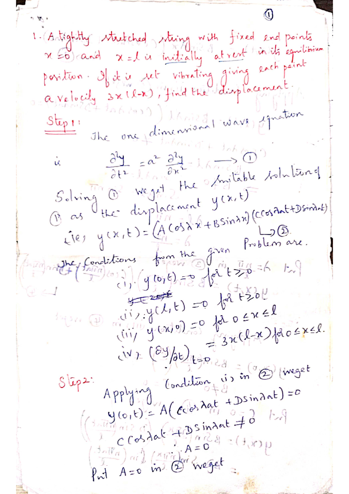Maths Unit 3 Problems Notes Transforms And Boundary Value Problems