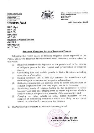 The Mauritian Constitution Critical Analysis of Section 1 - A CRITICAL ...