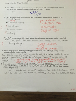 ANEQ 478 Exam 1 pg 2 - Professor: Jason Ahola - ANEQ 478 - CSU - Studocu