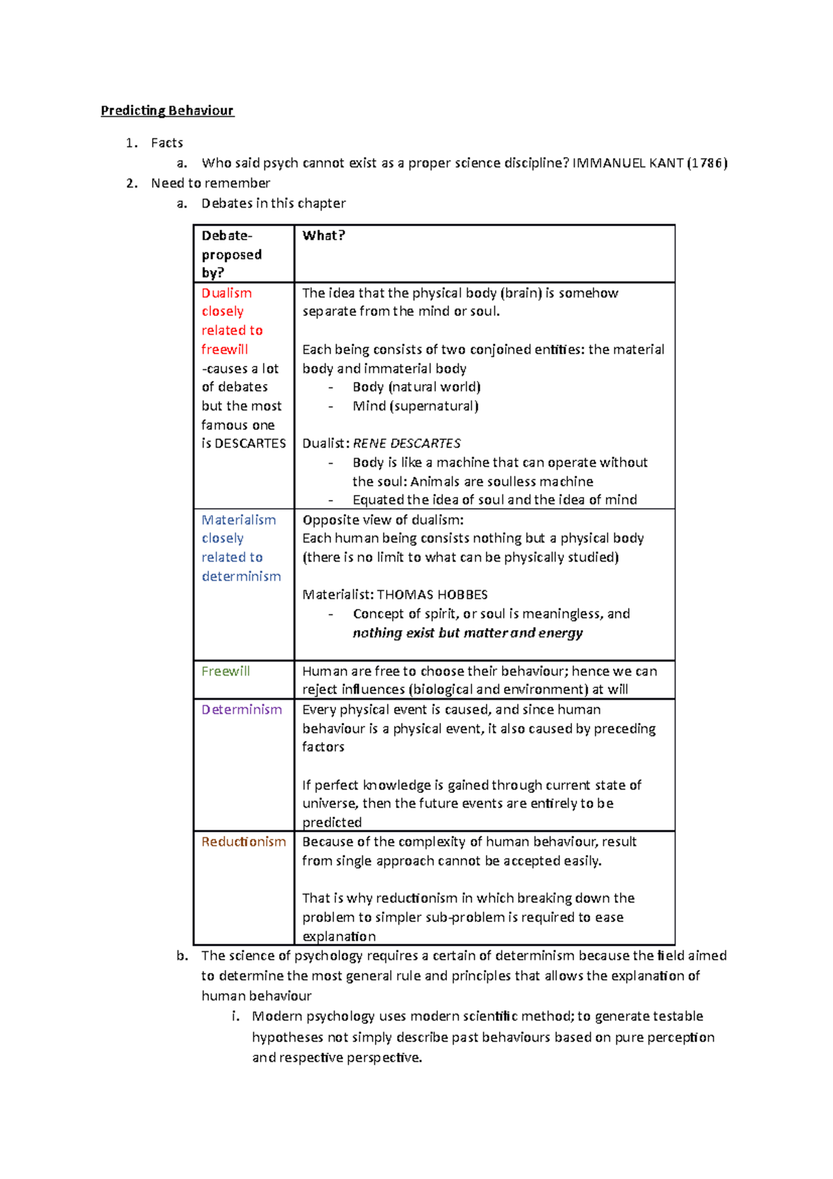 Predicting Behaviour - Just my notes about Psych - Predicting Behaviour ...