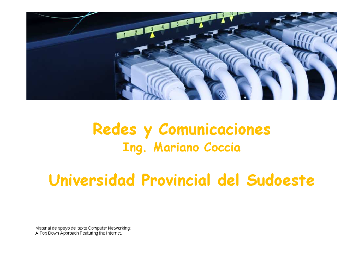 Capitulo 3 - redes - Capítulo 1: Introducción Redes y Comunicaciones ...