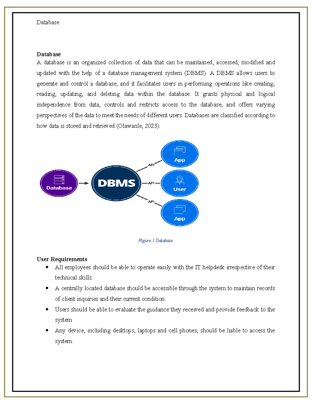 Data base - Database - Database A database is an organized collection ...