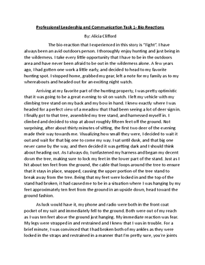 C489 Task 1 - Professional Roles and Values - Shavonne Spence College ...