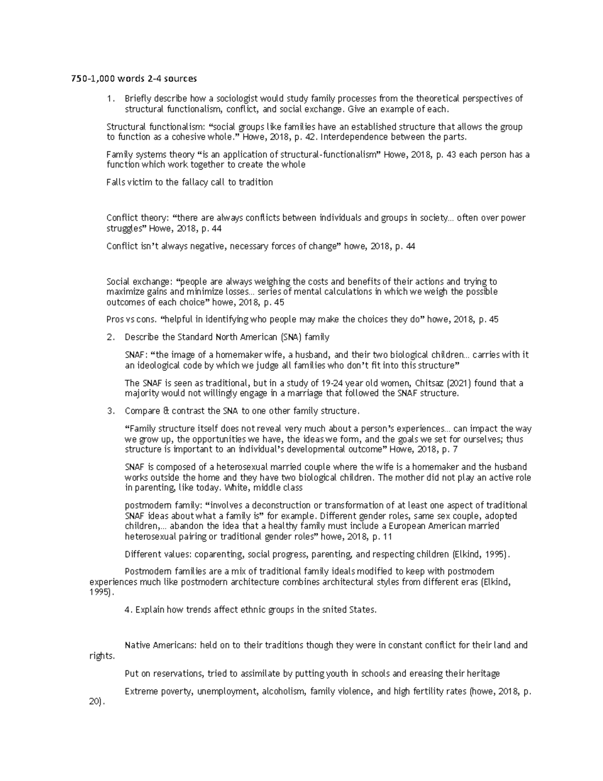 First essay notes - SOC-320 - GCU - Studocu