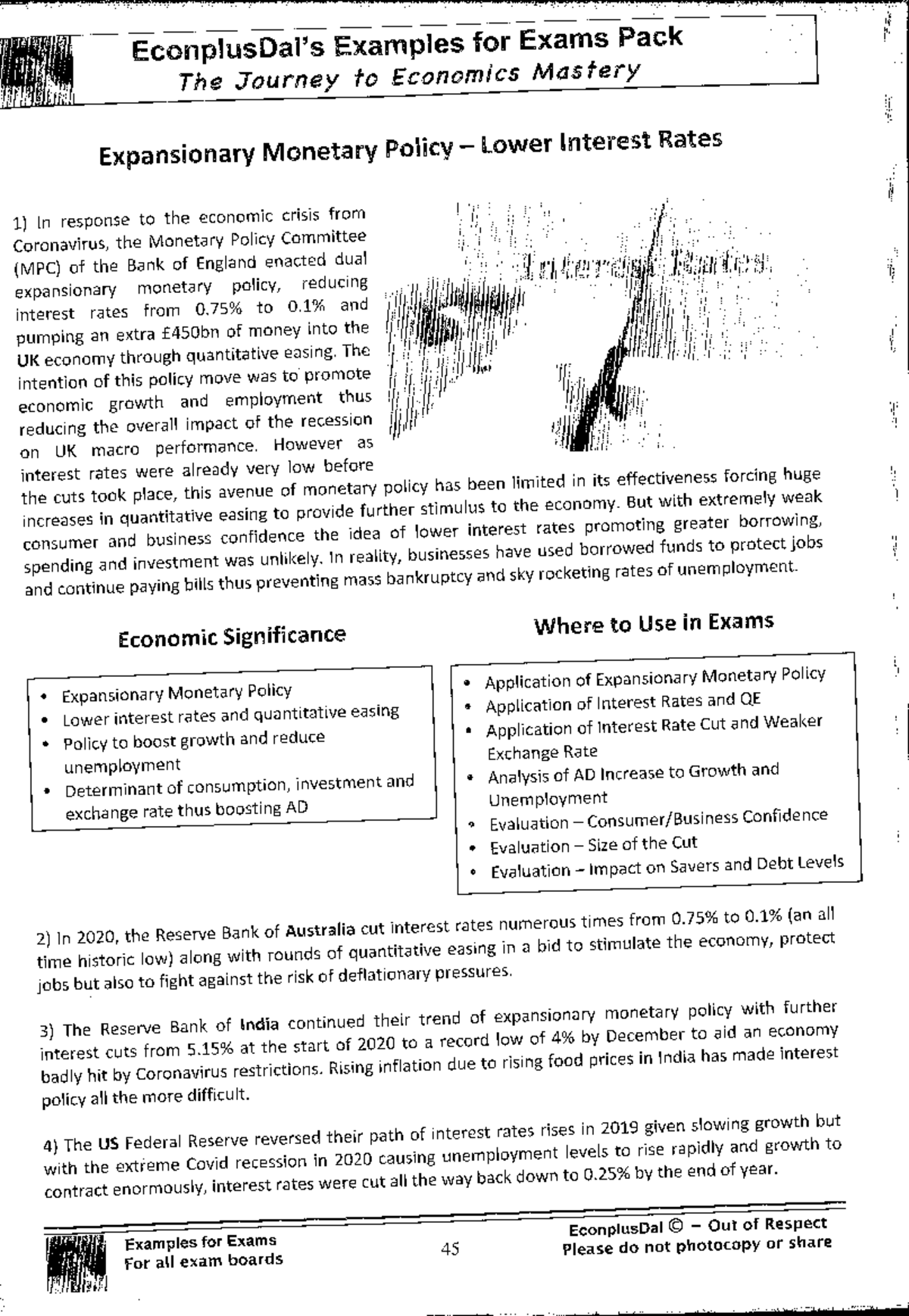 Econ - Economics Notes - Examples for Exams Pack The Journey to ...