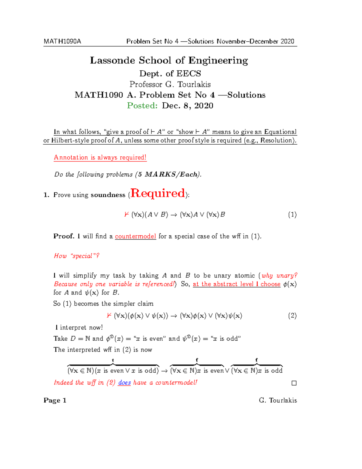 Assignment 4 2020 SOL - Lassonde School of Engineering Dept. of EECS ...