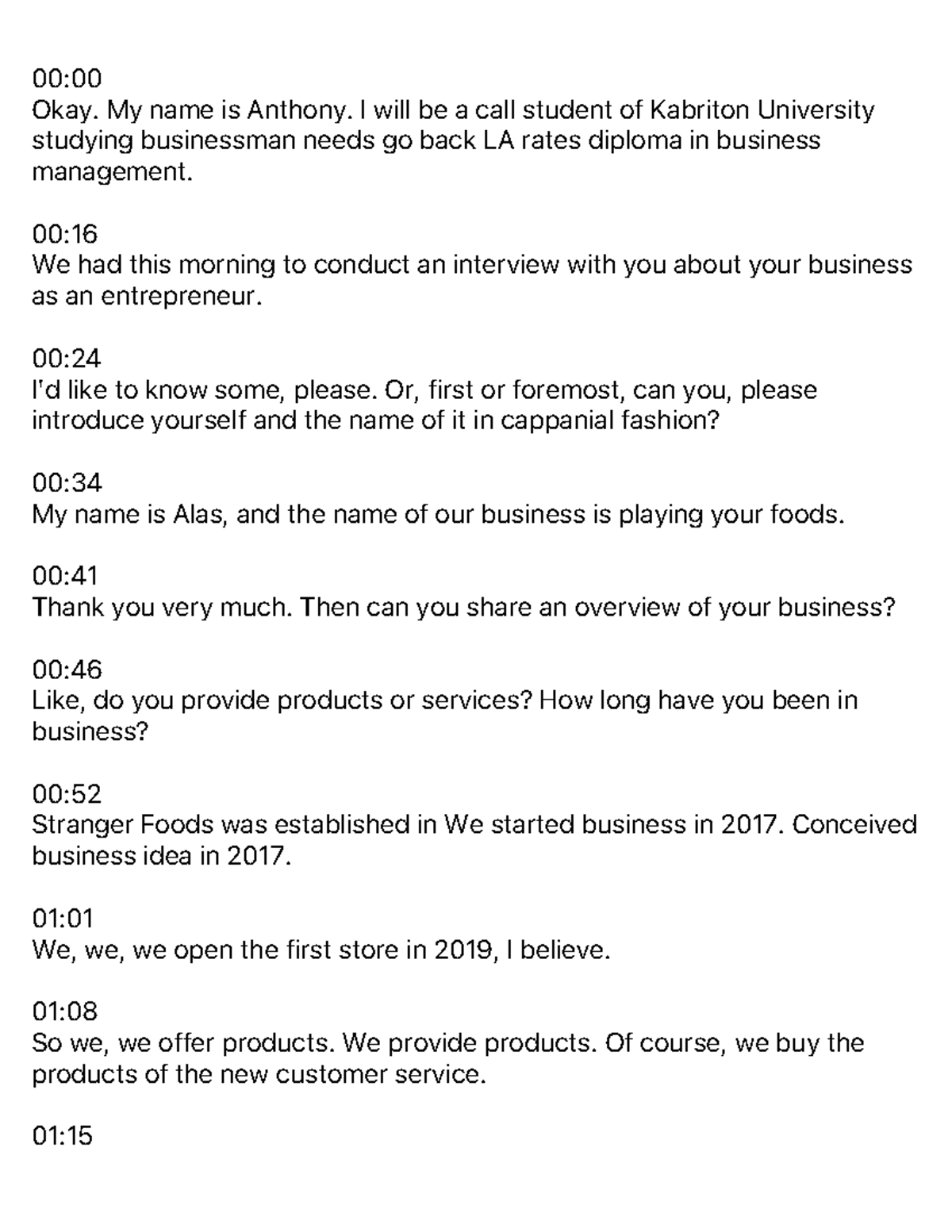 Note 202403081224-i Transcribe - 00: Okay. My name is Anthony. I will ...