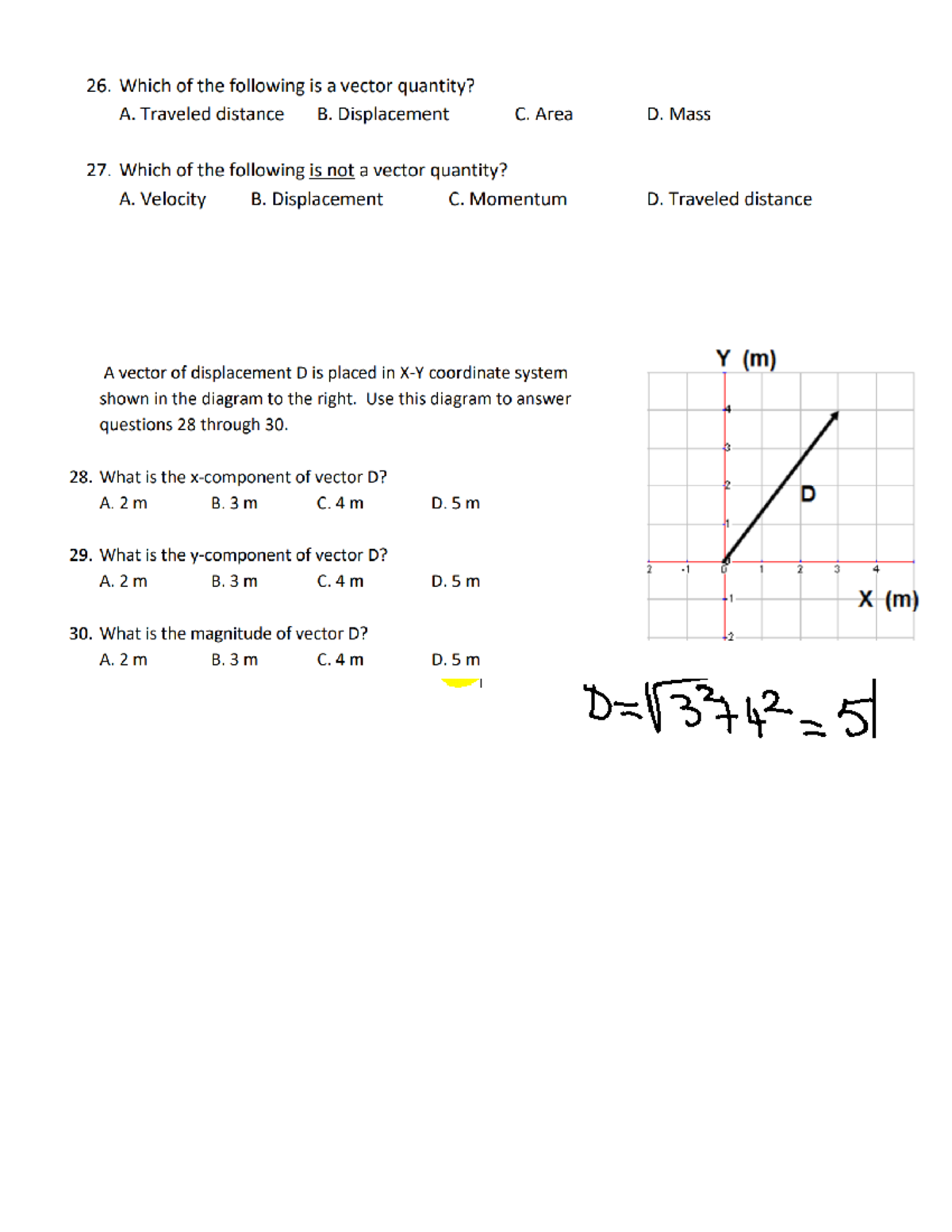 1.2 Vectors - Solved Examples - Studocu