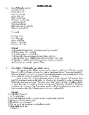 [Solved] Mwongozo ya MASHETANI by Ibrahim Hussain - Fasihi simulizi ...