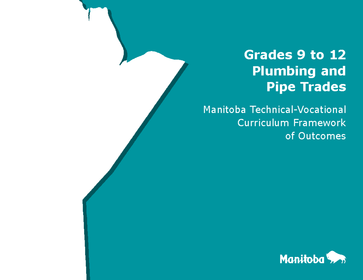 Plumbing 9-10 - CURRICULUM GUIDE - Grades 9 to 12 Plumbing and Pipe ...