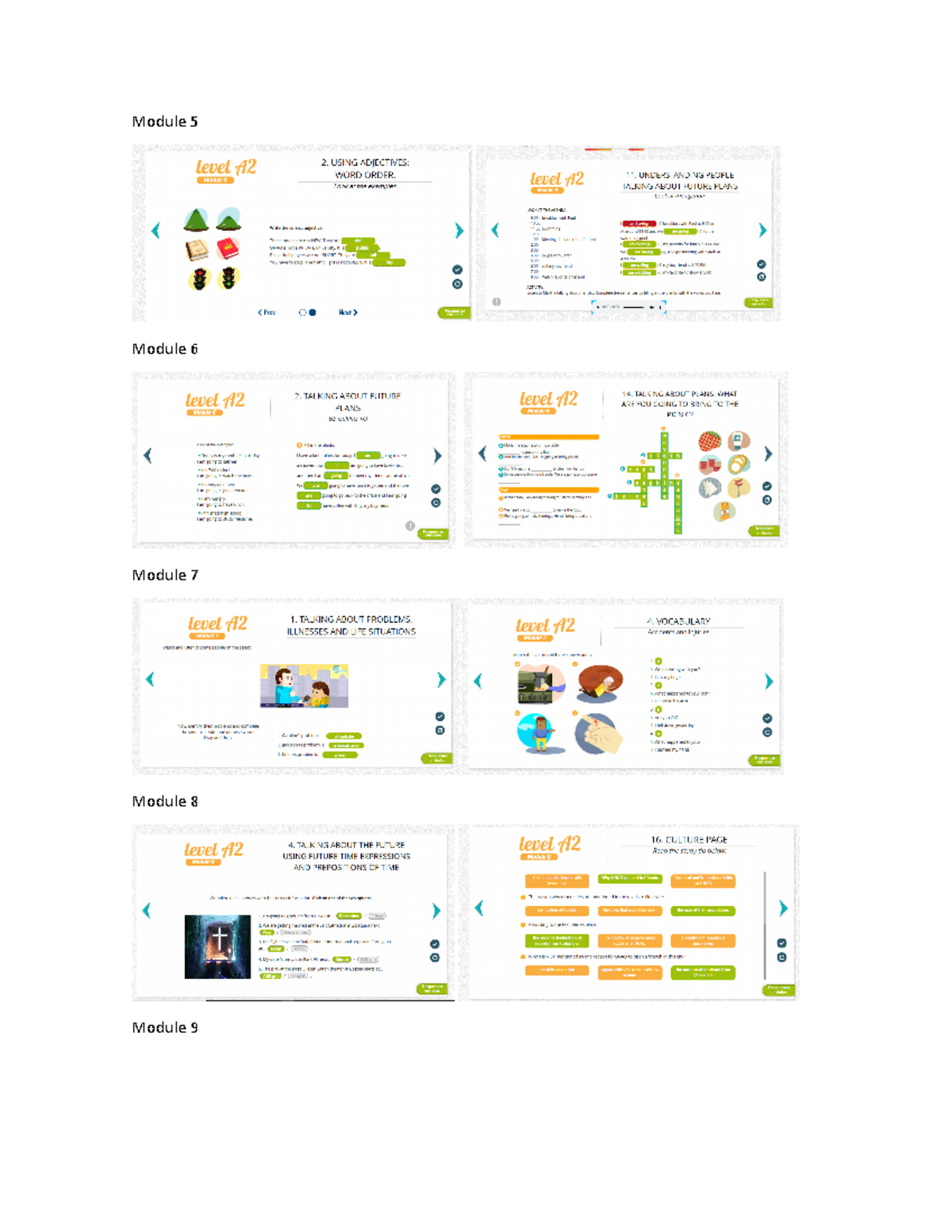 Ingles a2 - Module Module Module Module Module - Studocu