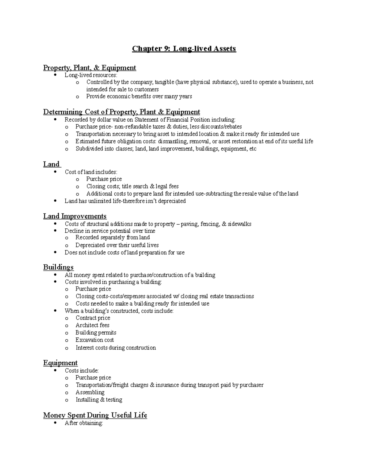 Accounting Chapter 9 from recent edition of the textbook - Chapter 9 ...
