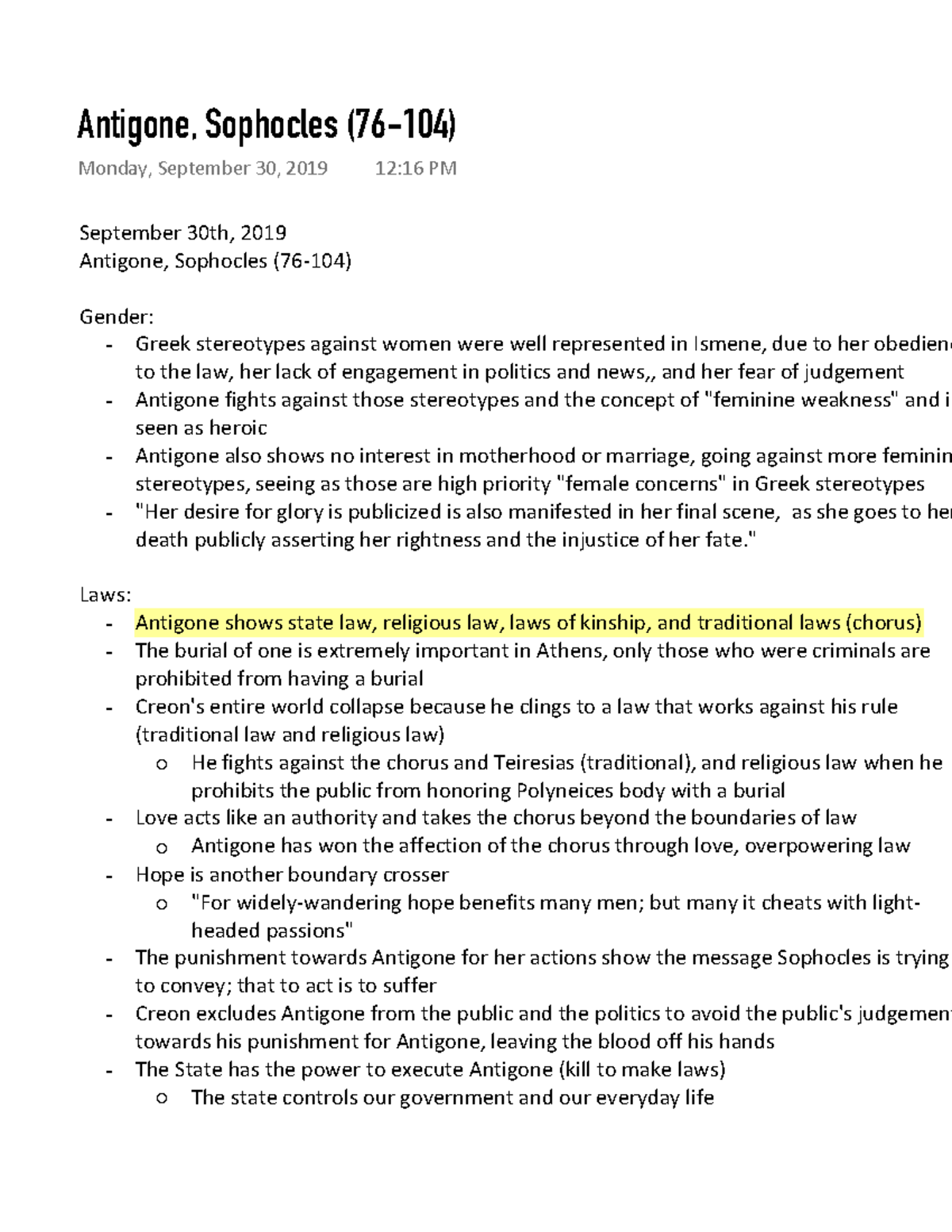 Antigone, Sophocles (76-104) - The Trial and Death of Socrates ...