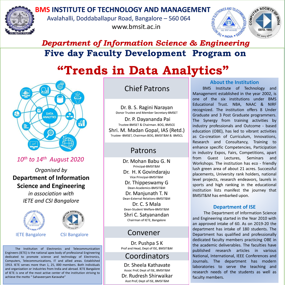 Data analytics V 3 - BMS INSTITUTE OF TECHNOLOGY AND MANAGEMENT ...