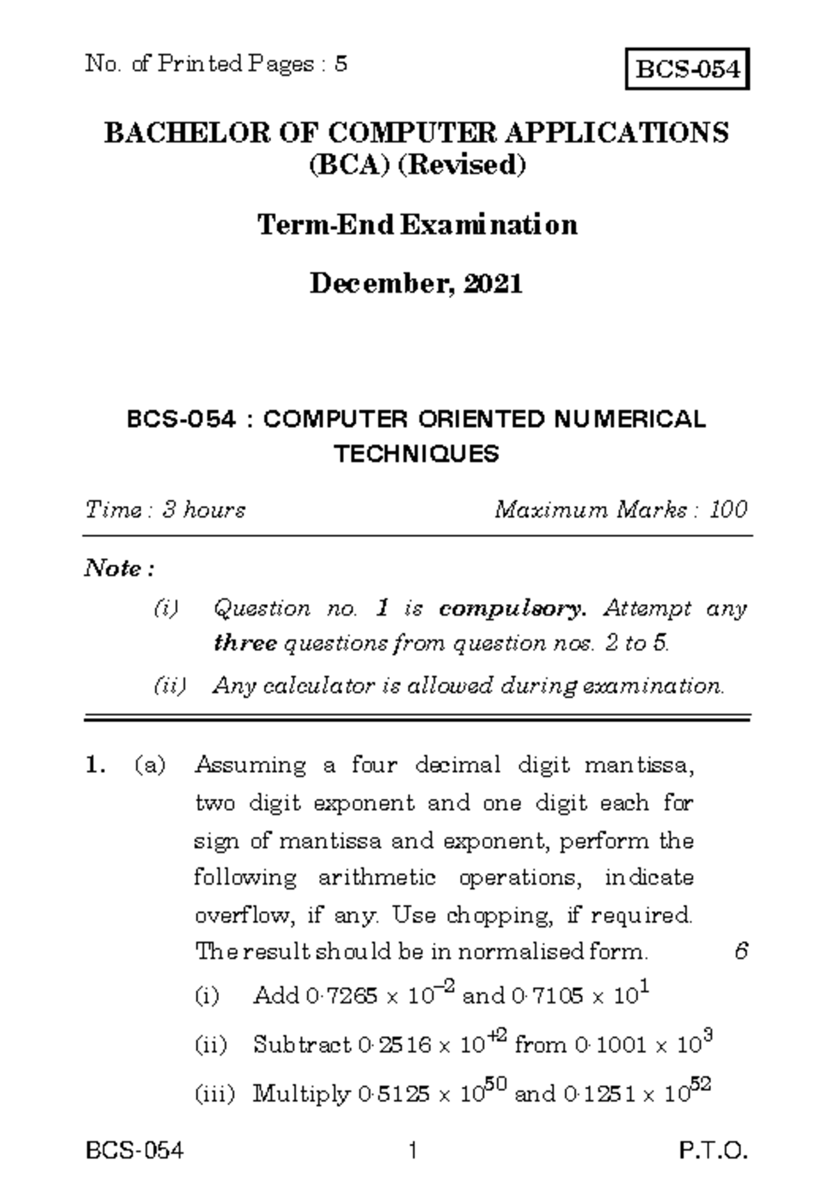 BCS-54 - oknice study material and good efforts - BCS-054 1 P. BCS- BACHELOR OF COMPUTER - Studocu