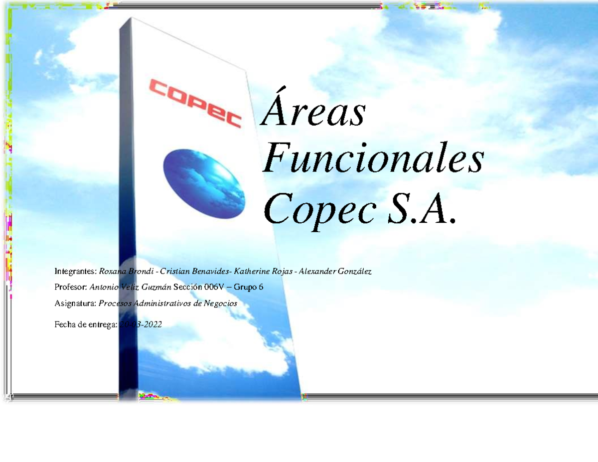 Áreas Funcionales Empresas Copec S.A - Áreas Funcionales Copec S ...