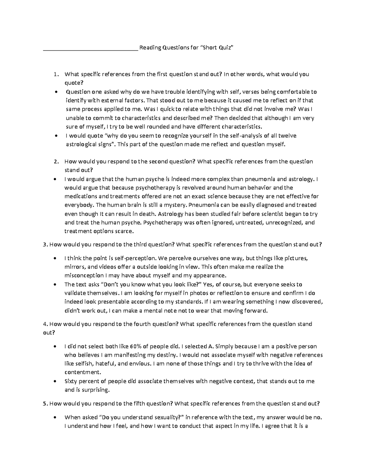 Short Quiz Reading Questions Reading short-quiz-reading-questions-reading