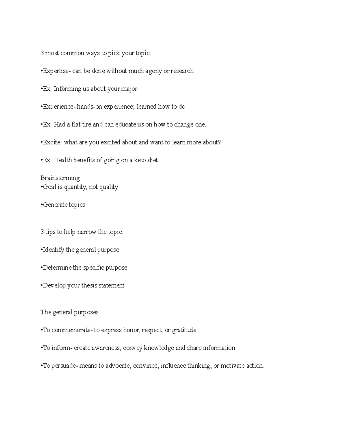 Ch 5 CA topic and develop - 3 most common ways to pick your topic ...