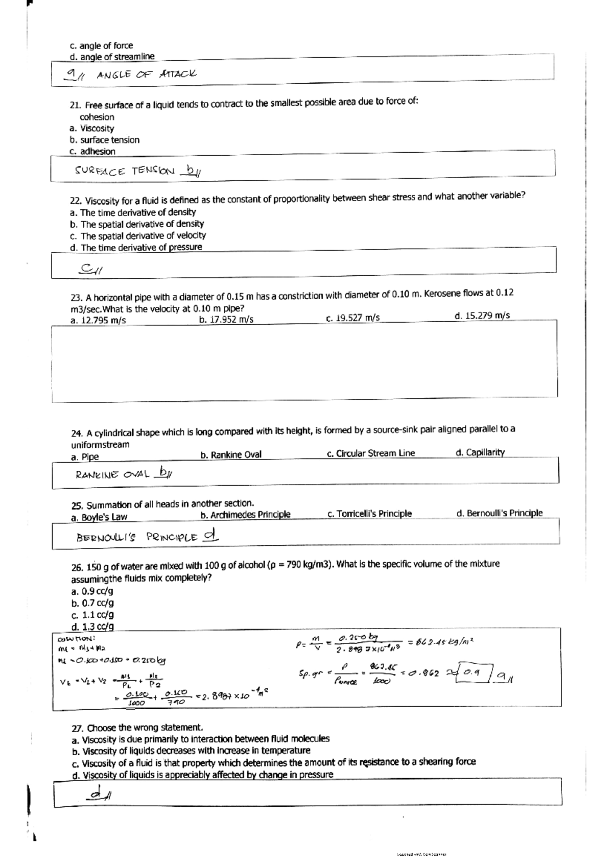 Fluid Mechanics LA 5.ESAS part 4 - Electrical Engineering - Studocu