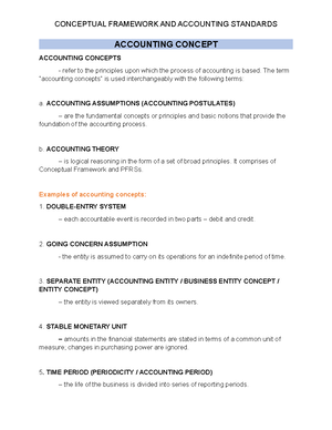 Overview of Accounting - OVERVIEW OF ACCOUNTING ACCOUNTING is “the ...