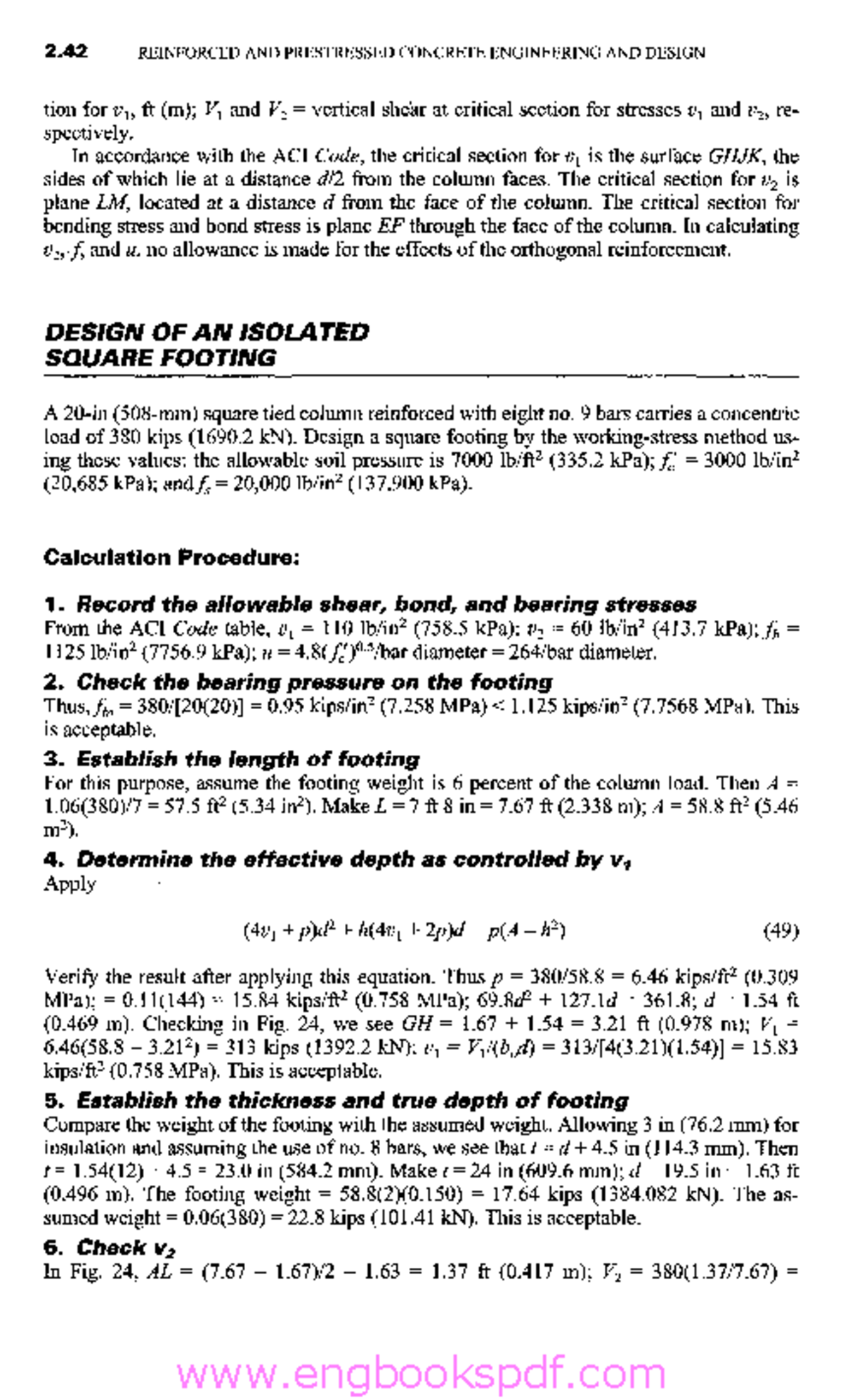 Handbook of Civil Engineering Calculations, 3rd Edition-29 - tion for V ...
