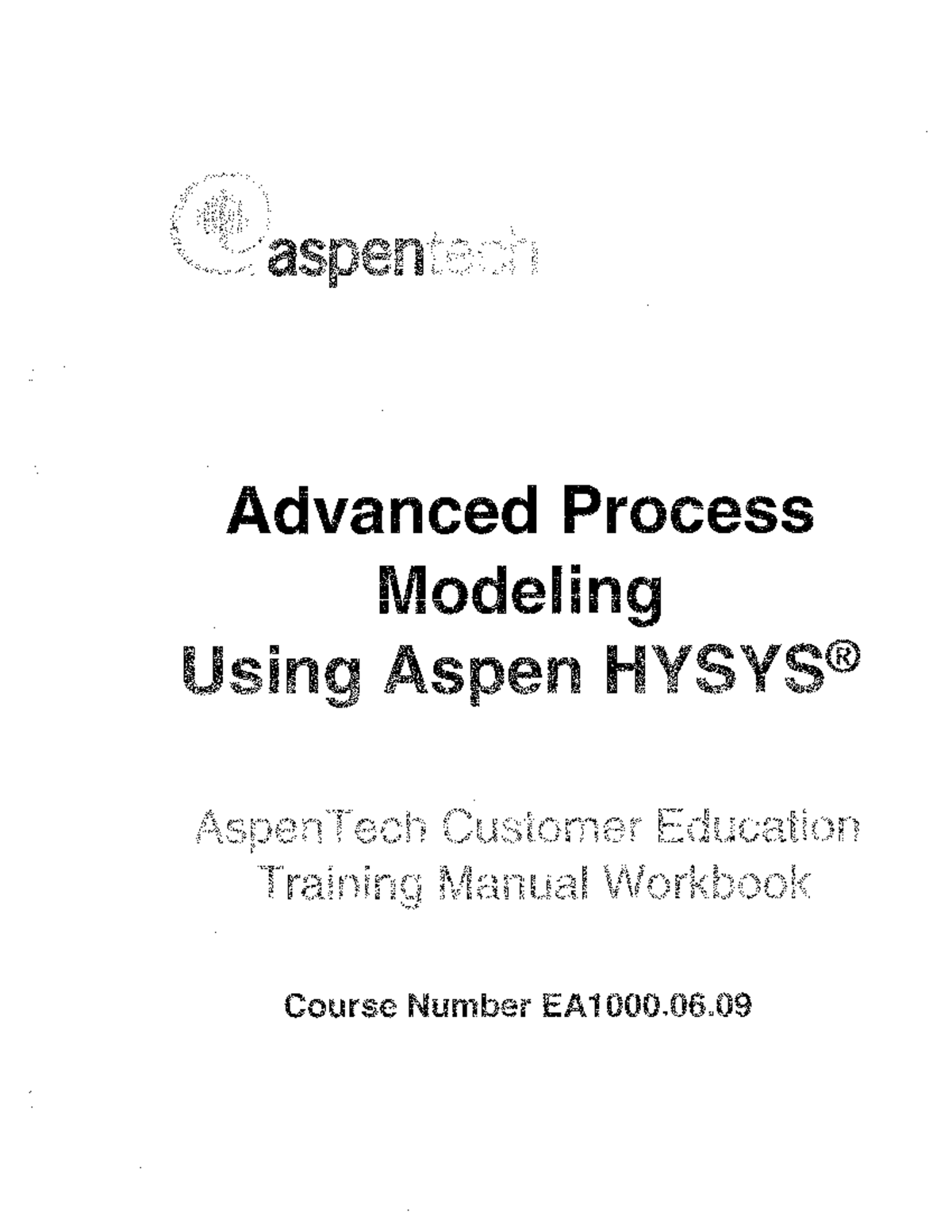 - Advanced Process Modelling Using Aspen Hysys - chemical engineering ...