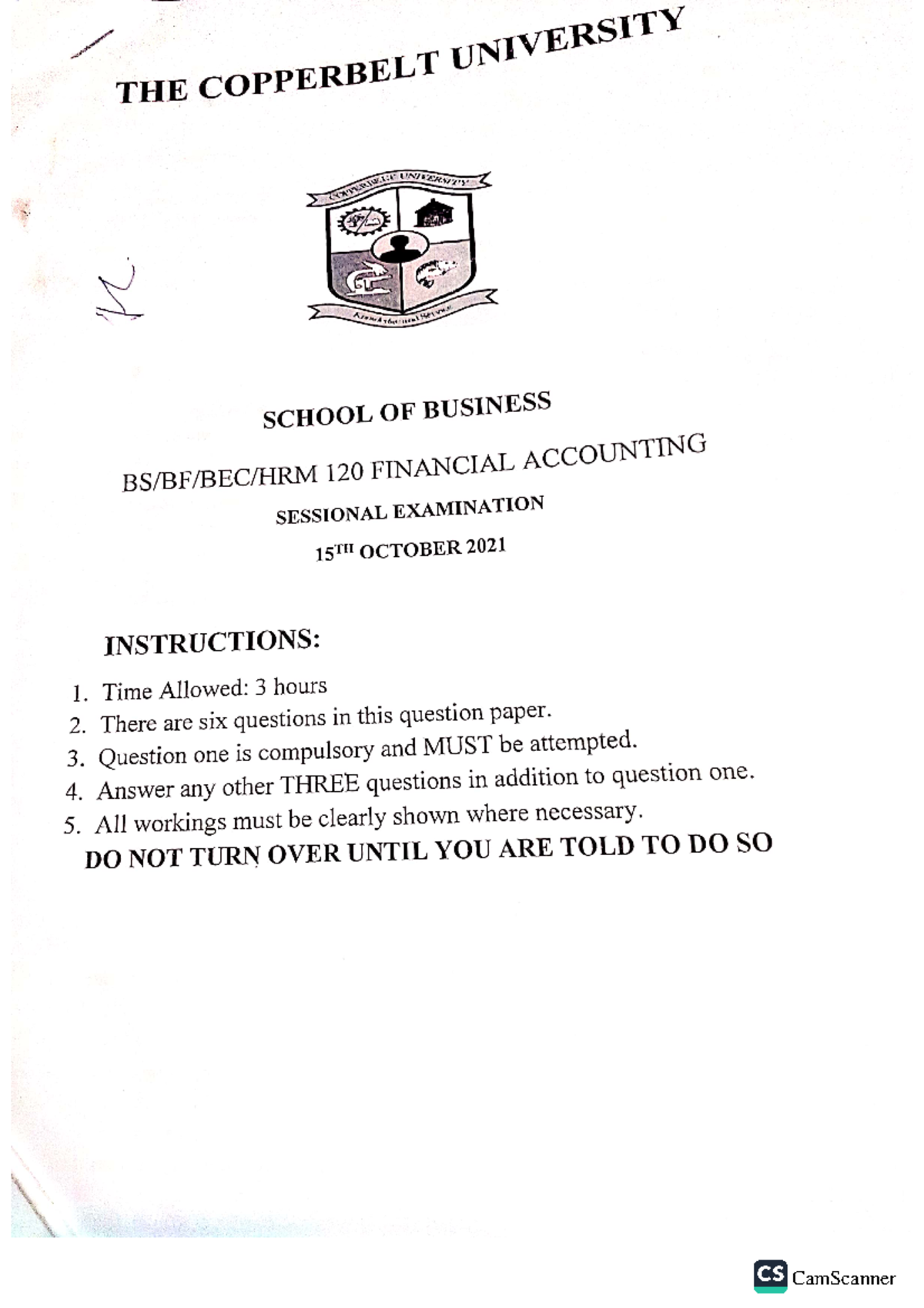 BS 120 2021 - Some questions to tackle in financial accounting ...