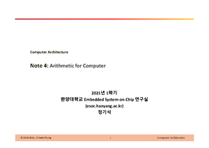 computer architecture final exam - Computer Architecture 1 Final Exam ...