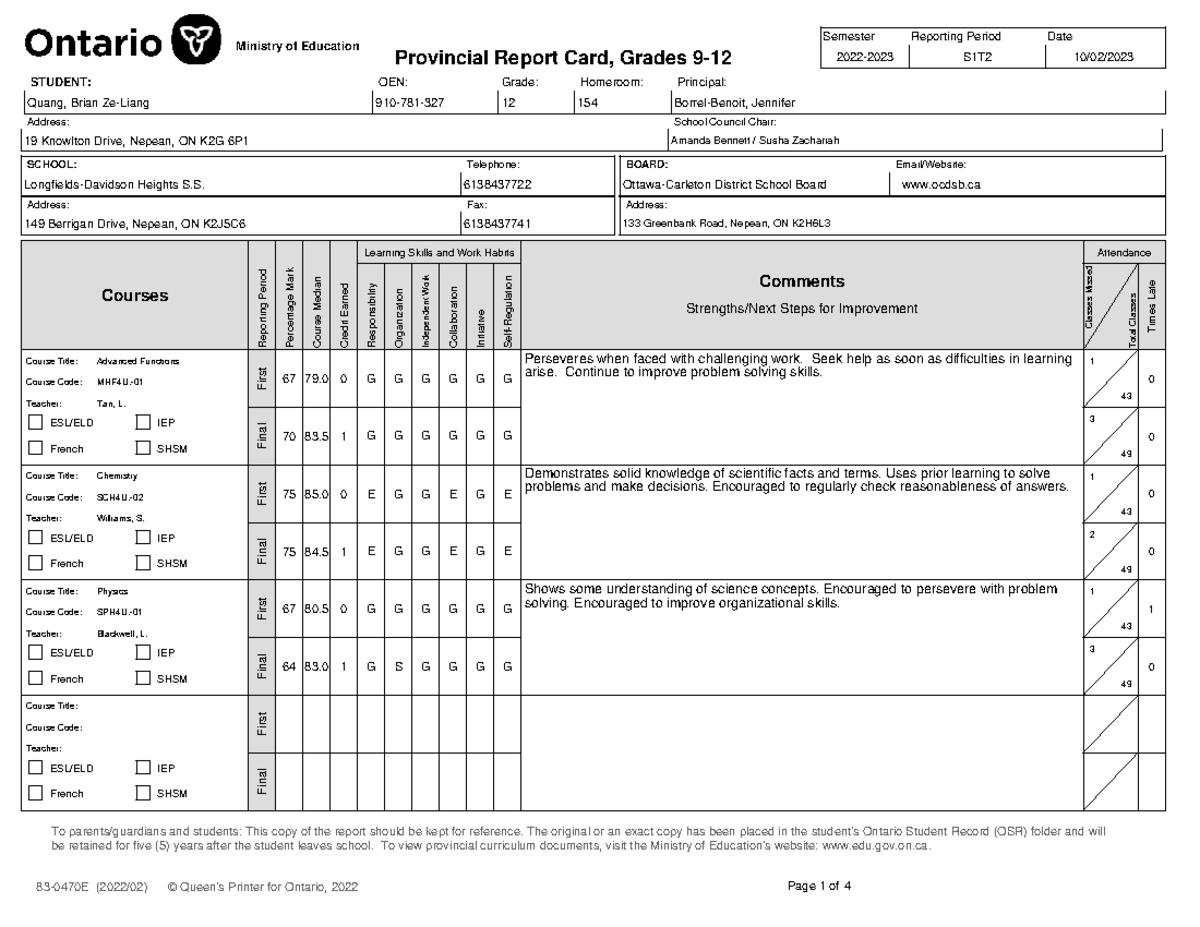 Attachment - kkikik - Ministry of Education Provincial Report Card ...