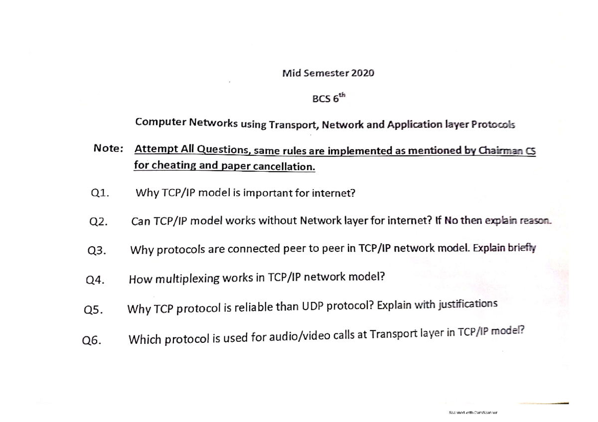 CN Question Paper - Ghftu - Structure Programming - Studocu