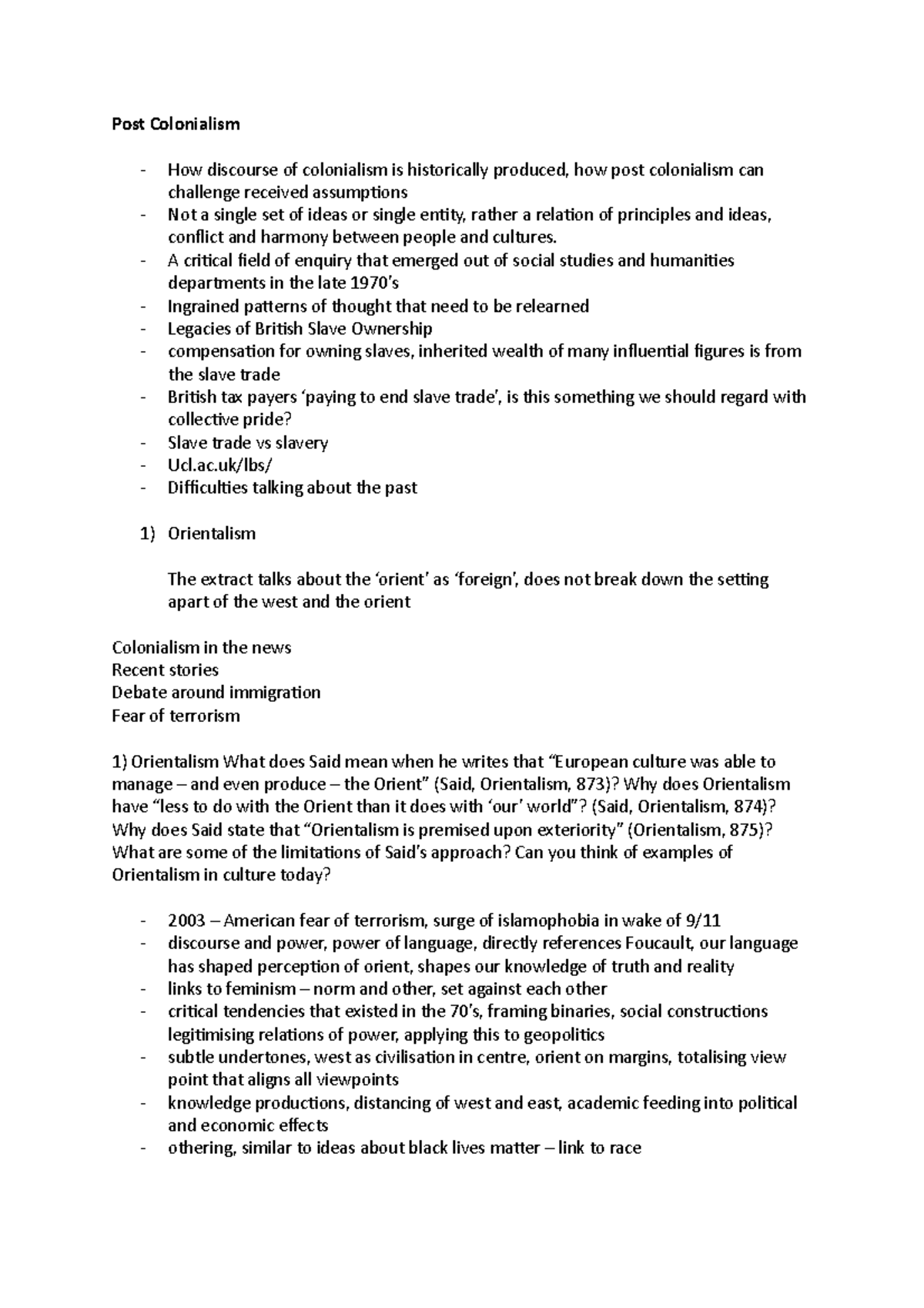 Post Colonial Theory - Post Colonialism How discourse of colonialism is ...