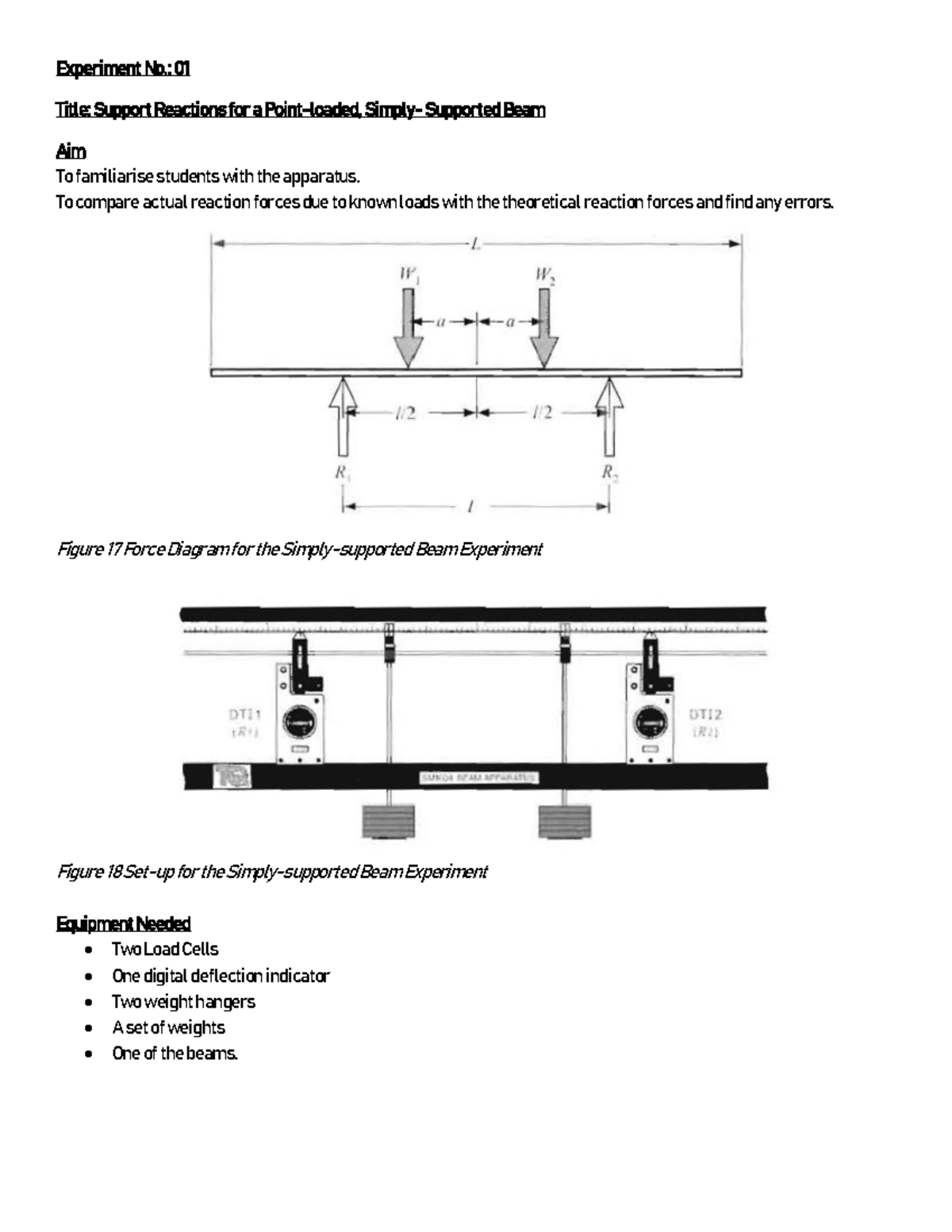 Lab Manuals 1 and 3 - lecture and lab - Experiment No.: 01 Title ...