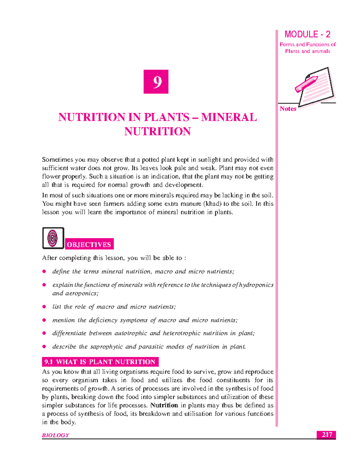 Nutrition in plants- Mineral Nutrition - Nutrition in Plants – Mineral ...
