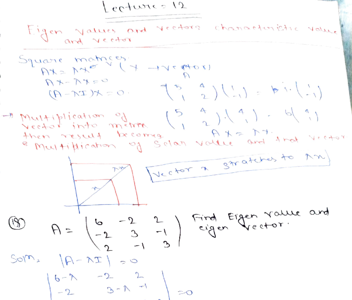 Eigen Values and Vectors characteristics value and vector - l ...