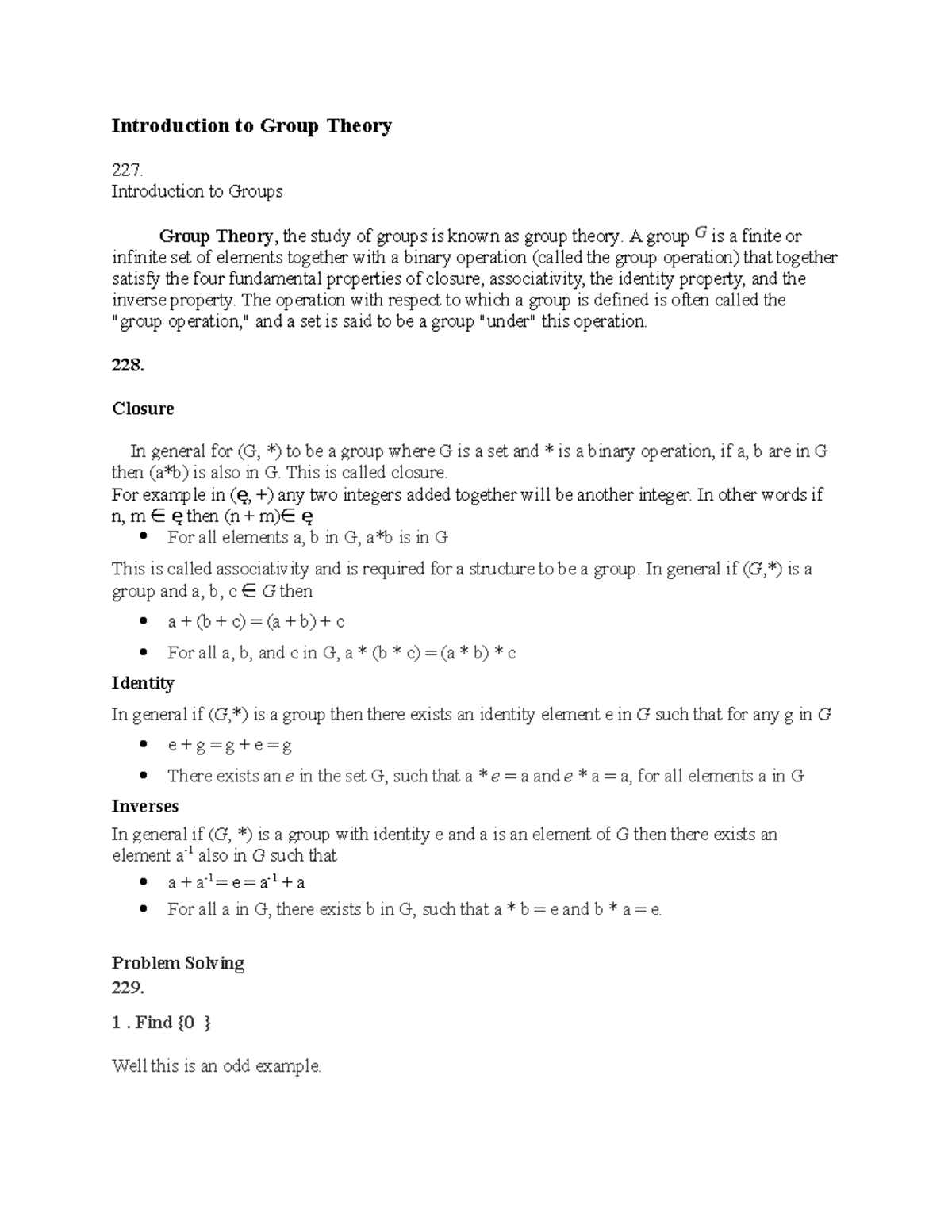 4.3.Introduction-to-Group-Theory - Introduction to Group Theory 227 ...