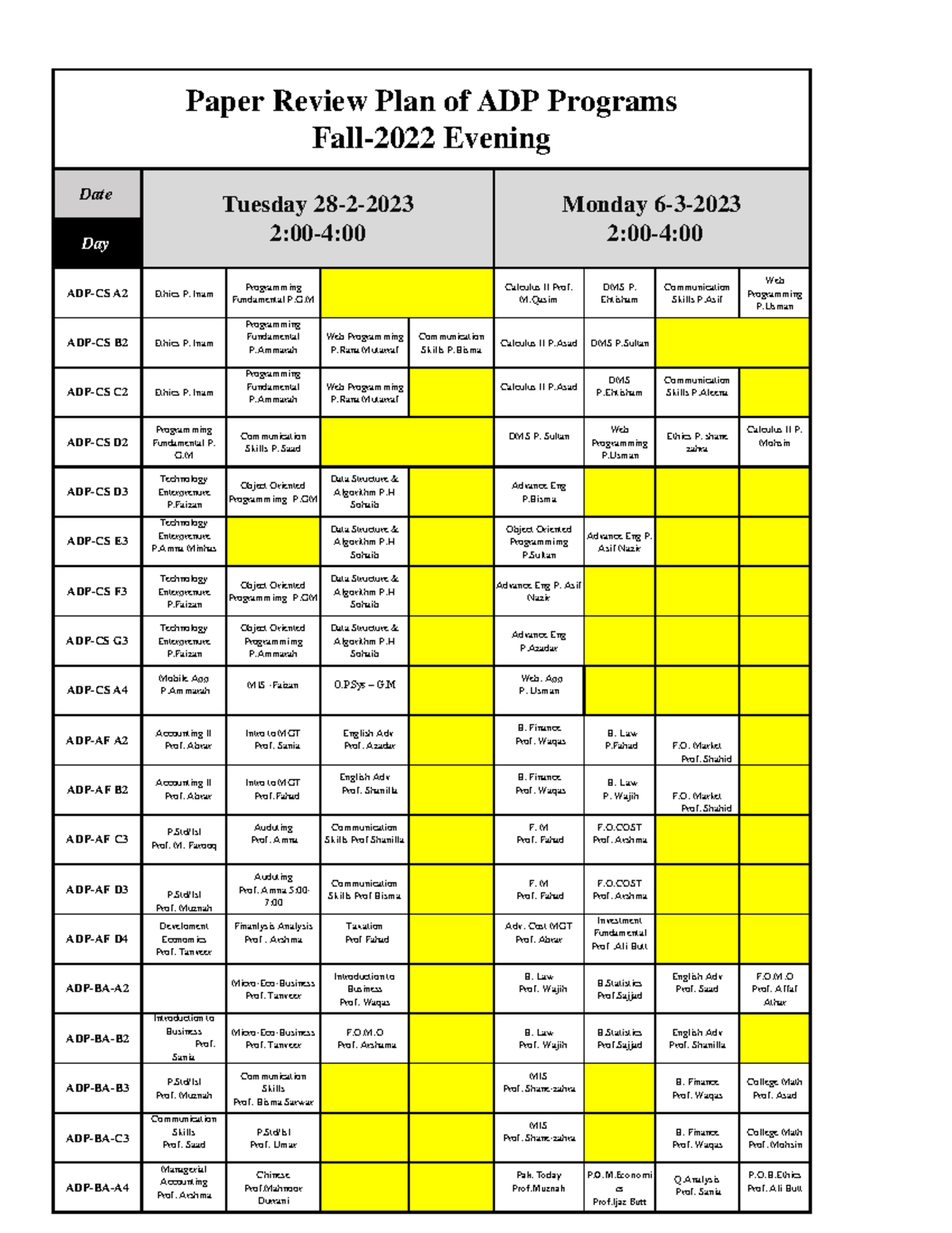 Paper review plan 121 - GOOD DOCUMENT - Ethics P. Inam Programming ...