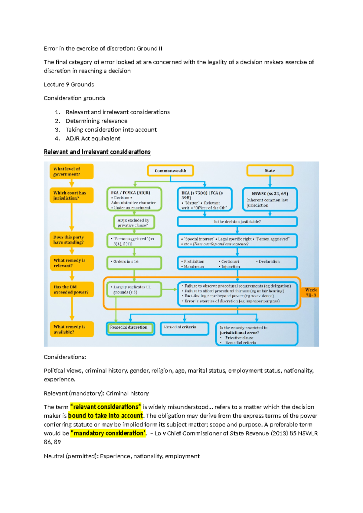 Lecture 9 Grounds - my on call notes - Error in the exercise of ...