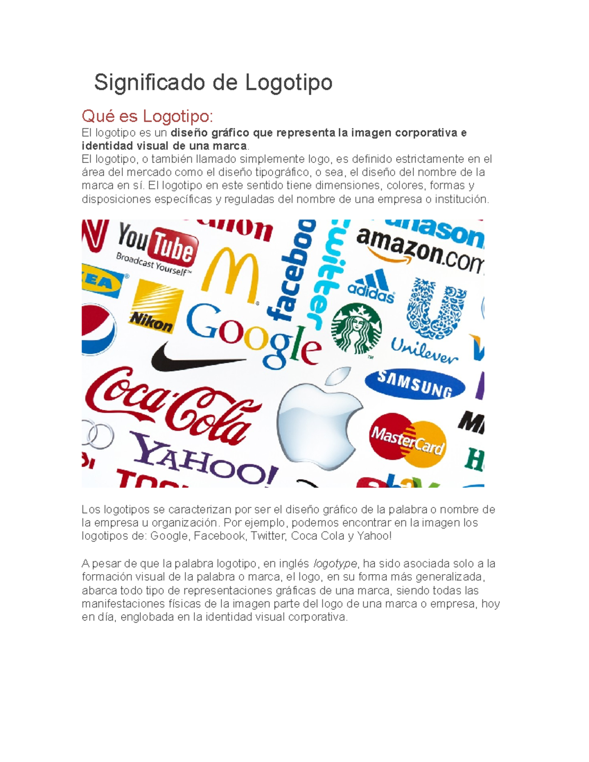 Significado de Logotipo tarea primero - Significado de Logotipo Qué es ...