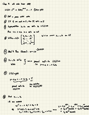Week5 Wednesday Lecture - Second order linear differential equations ...