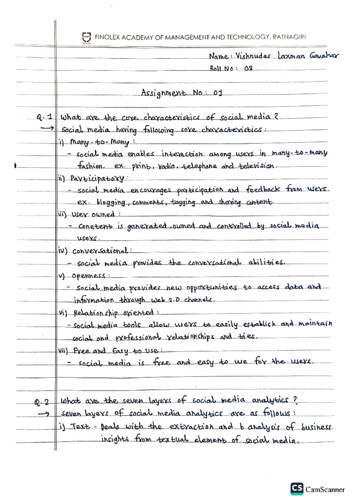 Assignment 1 Batch 1 - Social Media Analytics - Studocu