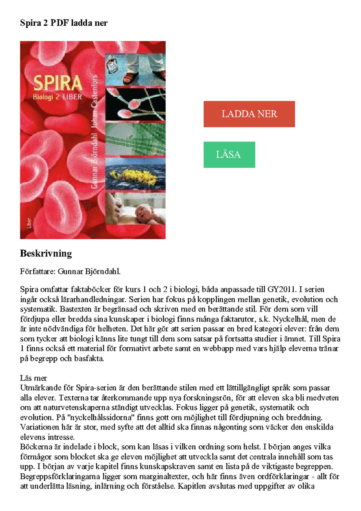 Ladda NER LÄSA. Beskrivning. Spira 2 PDF ladda ner - LADDA NER LÄSA Spira 2 PDF ladda ner - Studocu