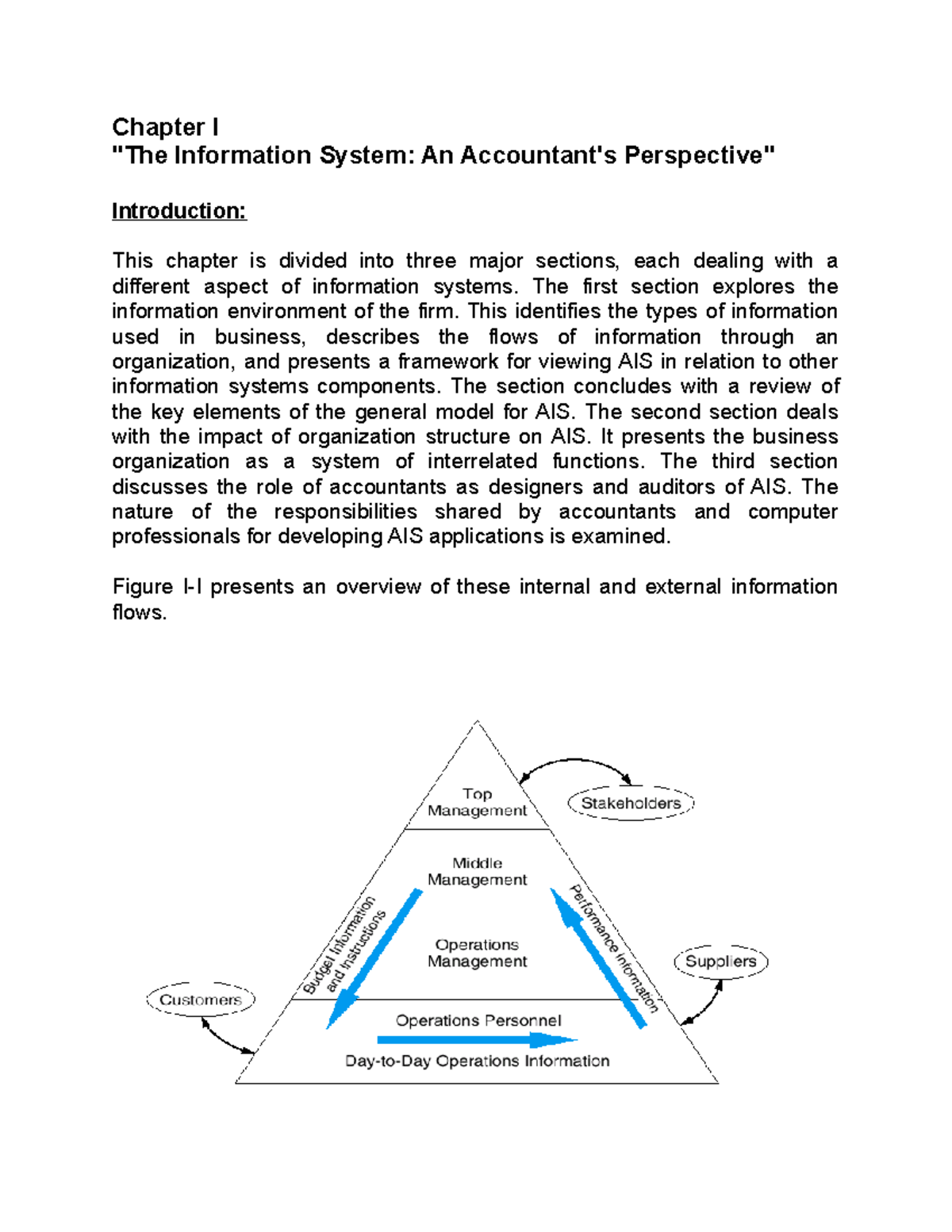 Chapter-1-module - Awesome - Chapter l "The Information System: An ...