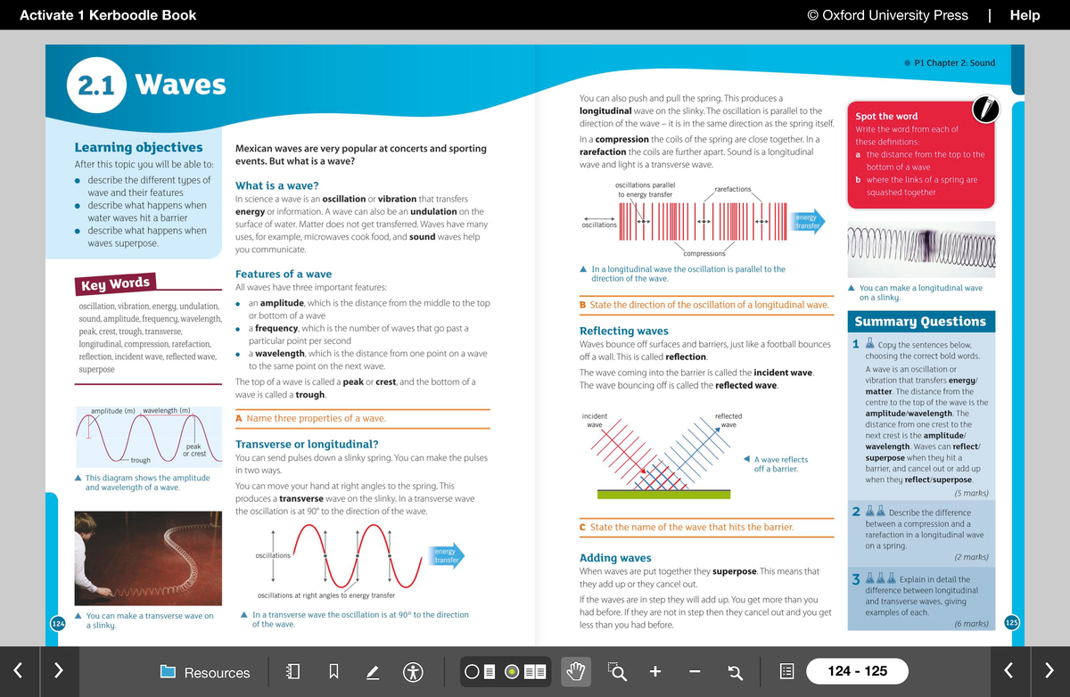 Activate 1 Kerboodle Book - Part IA - Resources 124 - 125 Activate 1 ...