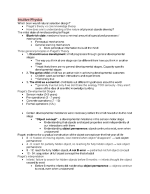 Eli article notes - This was taken Fall 2020 with Prof. Liberman - not ...