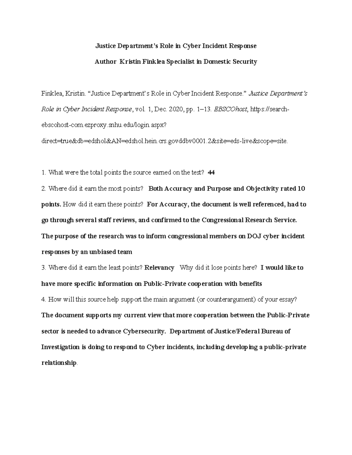 Activity 3-2 - Justice Department’s Role in Cyber Incident Response ...