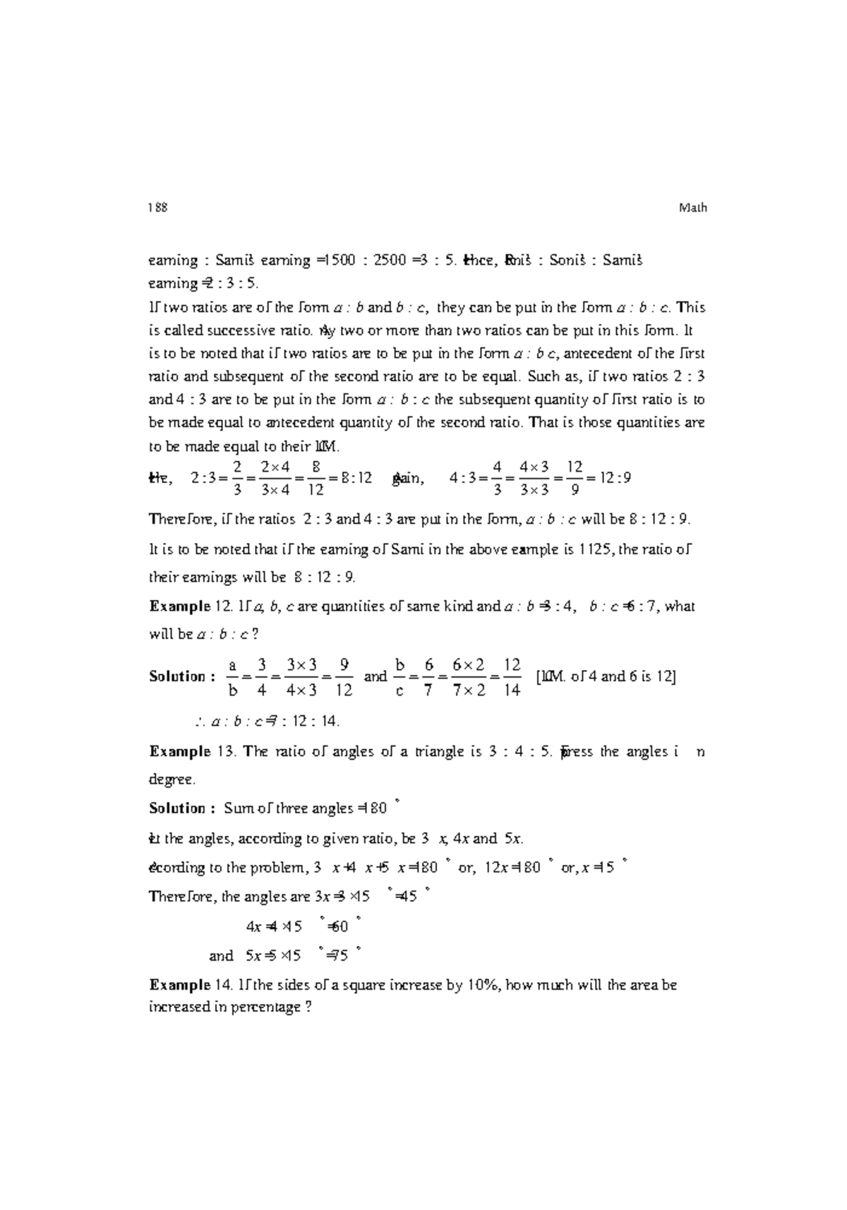 Mathematics Class 9-10 ( PDFDrive )-25 - earning : Sami’s earning =1500 ...