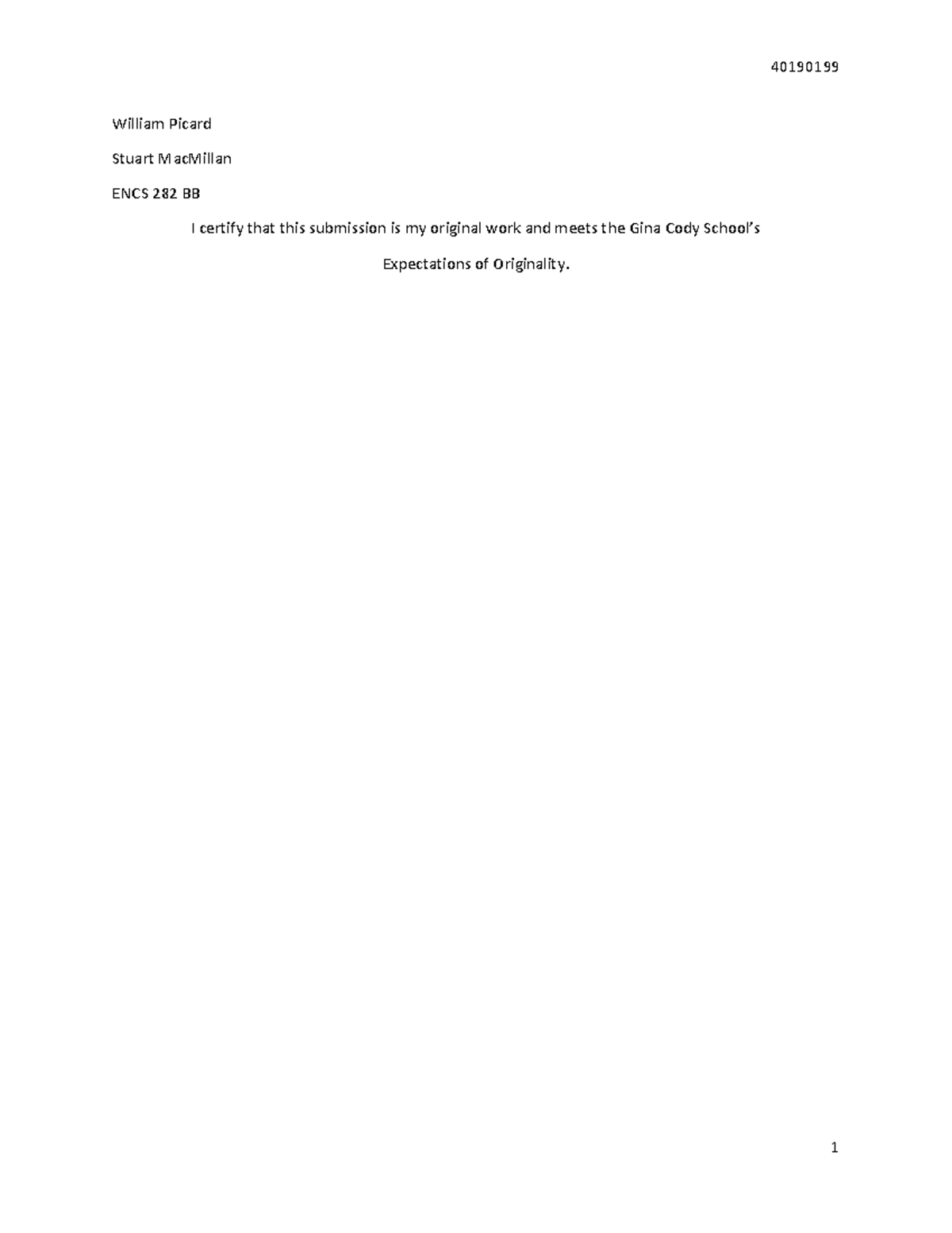 Mechanism Description of a Skateboard - William Picard Stuart MacMillan ENCS 282 BB I certify ...